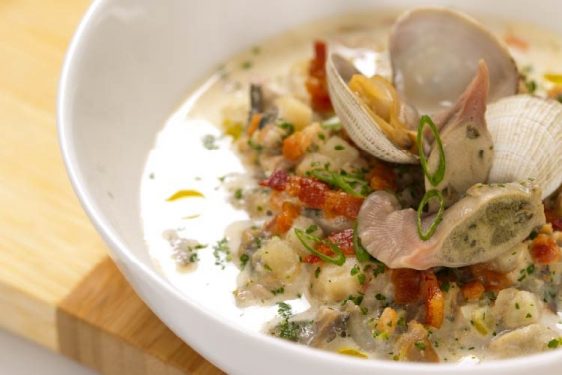 New England Style Clam Chowder - St. Jean's