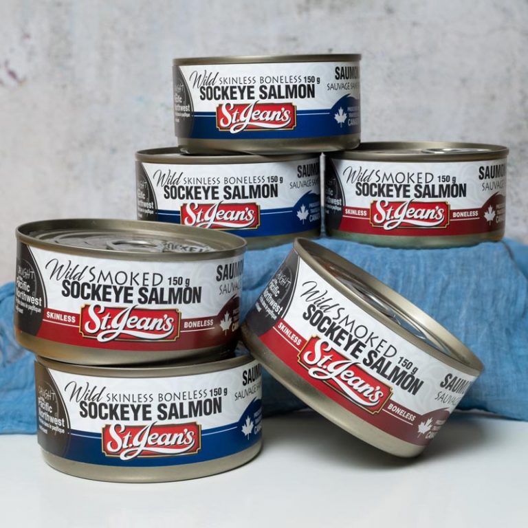 Smoked Canned Wild Pink Salmon | 150g - St. Jean's